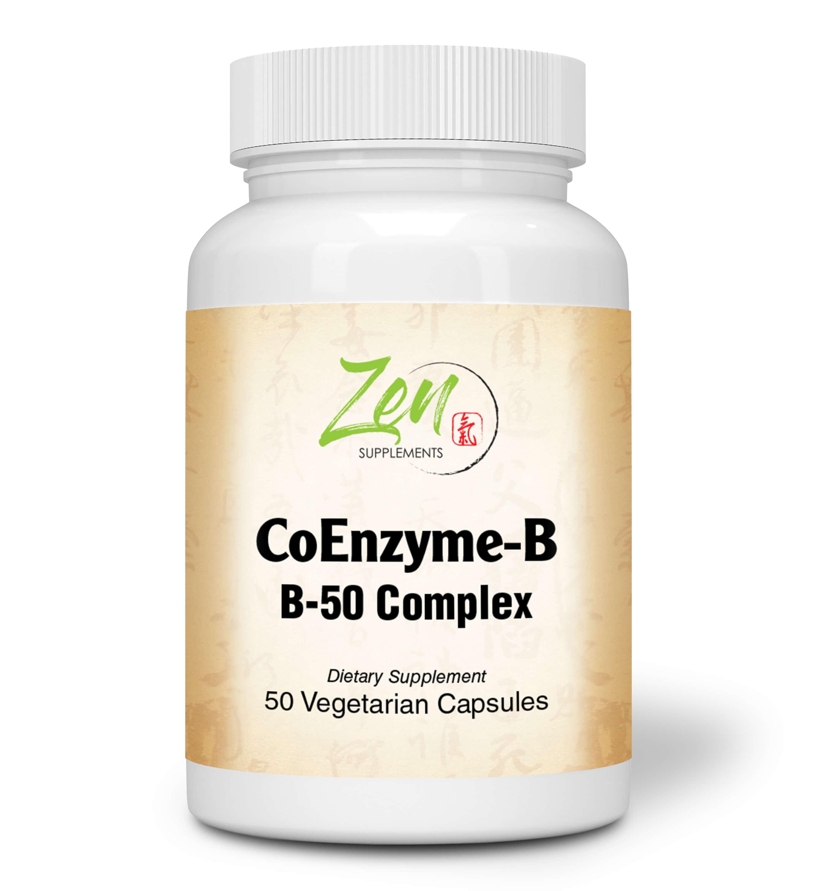 Coenzyme-B-50 B-Complex - 50 Vegcaps – Zen Supplements