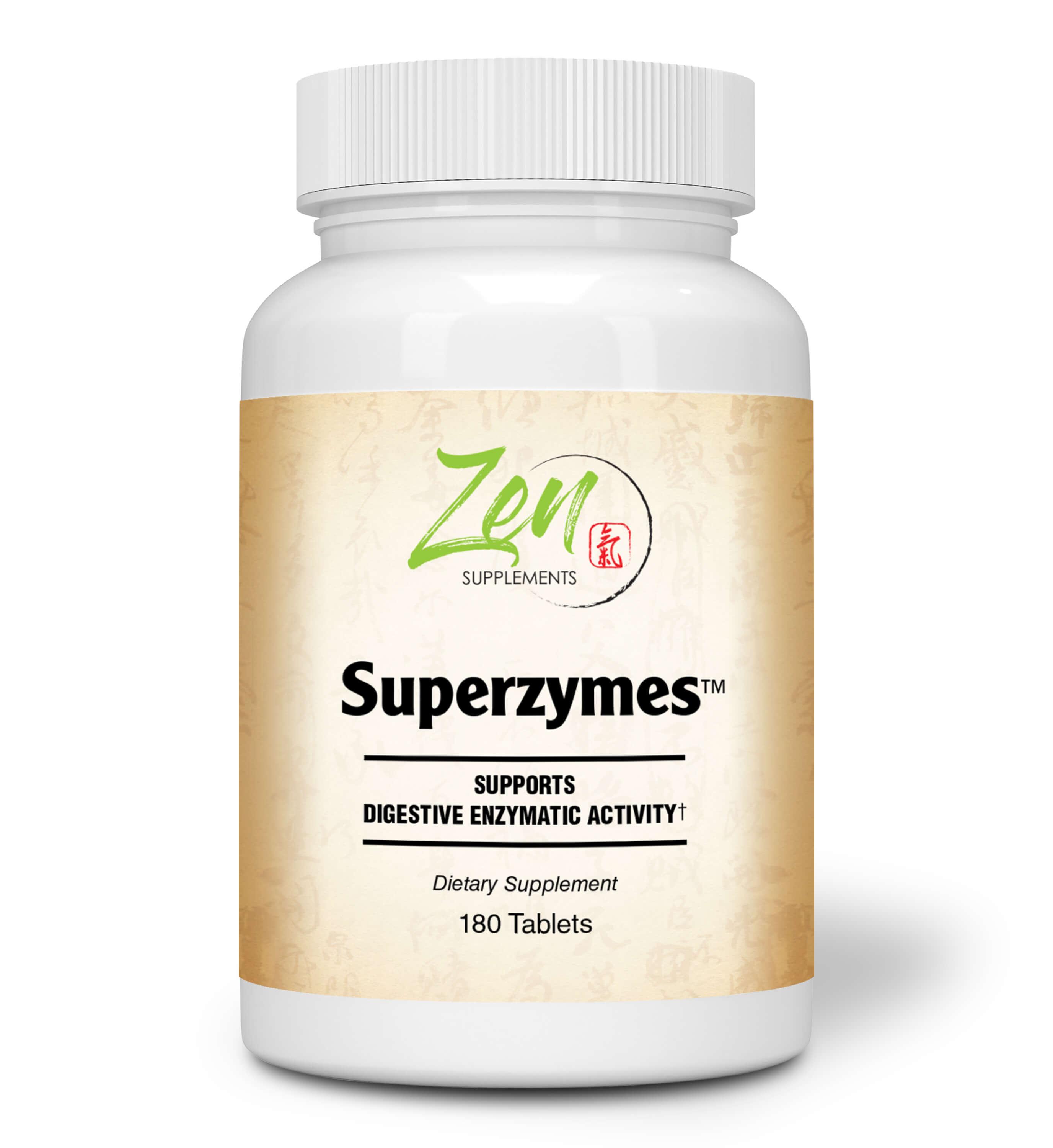 Superzymes Multi-Enzyme Formula - 180 Tabs – Zen Supplements