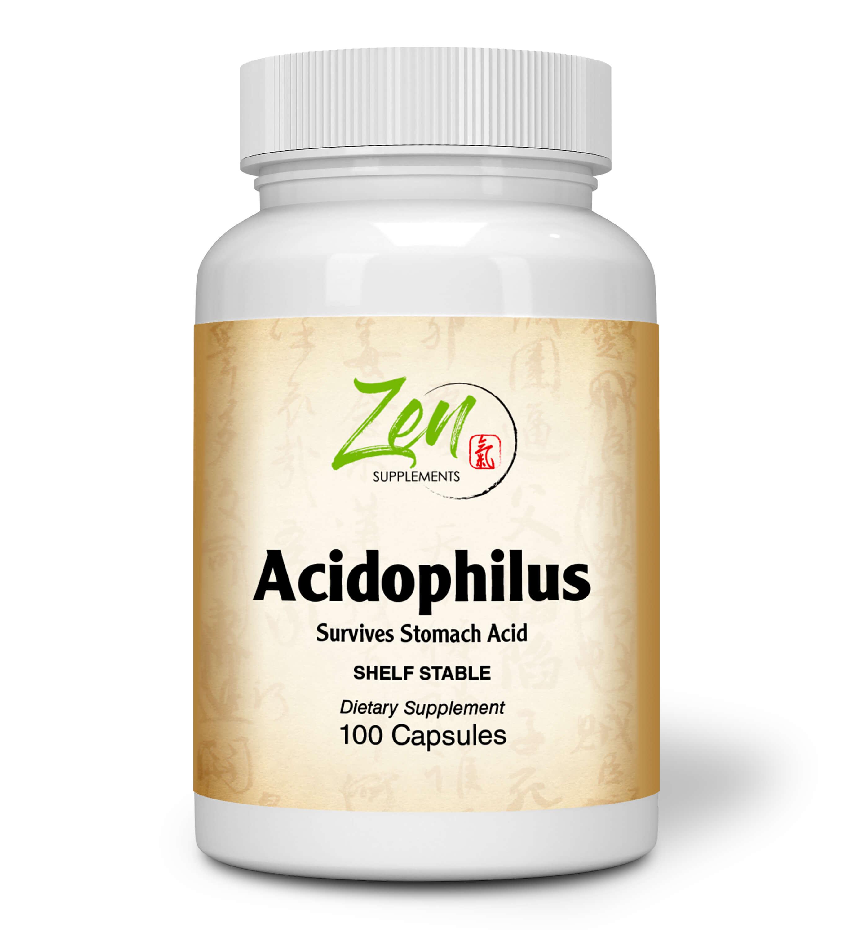 Acidophilus 500 Million CFU and 4 Strains - 100 Caps – Zen Supplements